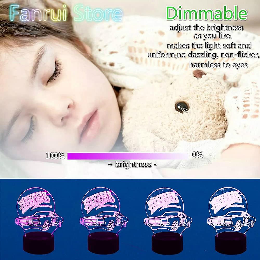 Heytea 3d Lamp 01 Auto The Dukes Of Hazzard General Lee Car Night Light ...