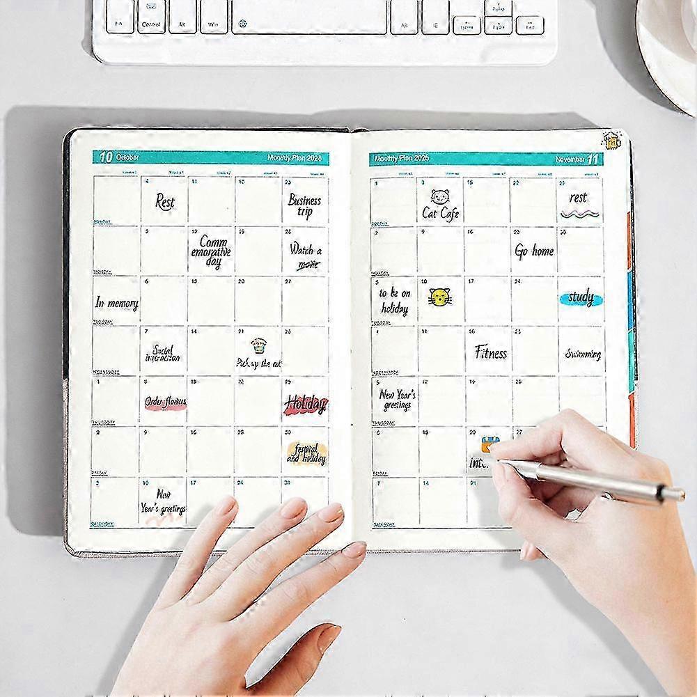 Daily Monthlys Planner 2026 Calendar Book Includes January 2026 to ...
