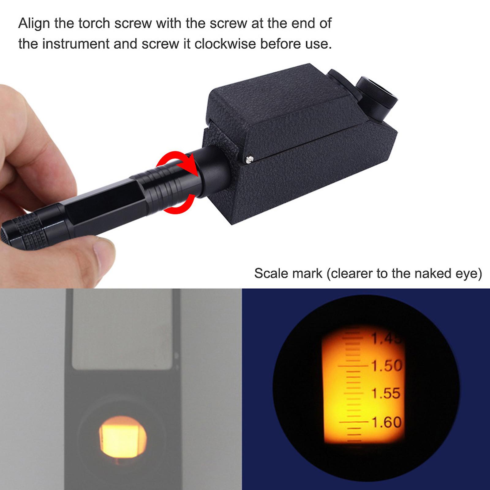 Gem Refractometer Jewelry Rhg 1.30-1.81ri Professional Gemstone ...