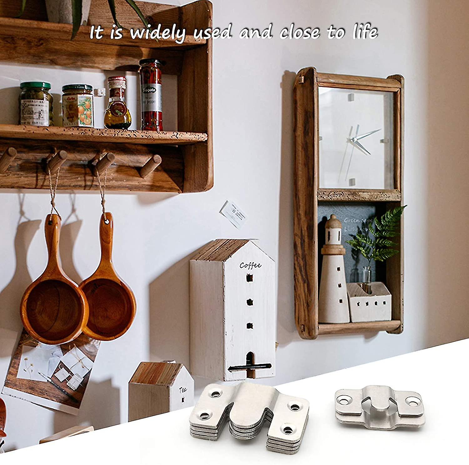 Flush Mount Brackets, Hidden Headboard Wall Mount Brackets, Stainless ...