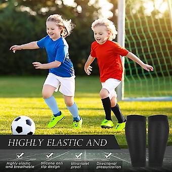 4 Pairs Kids Football Compression Leg Sleeves Non Slip Compression ...