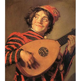 Bouffon avec un luth, Frans Hals, 60x50cm | Fruugo FR