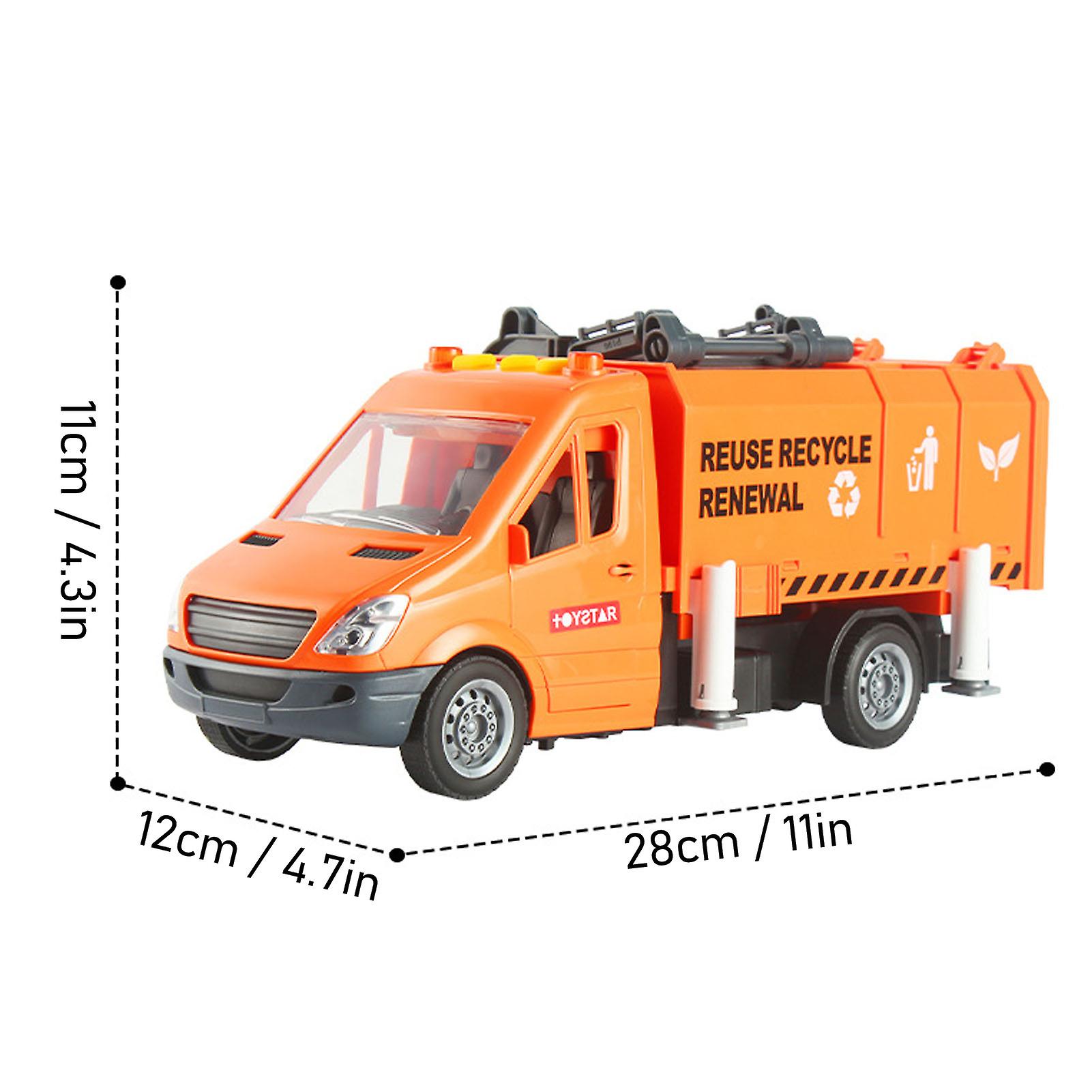 Sanitation Garbage Truck Model Sanitation Vehicle Diecast Model Car ...