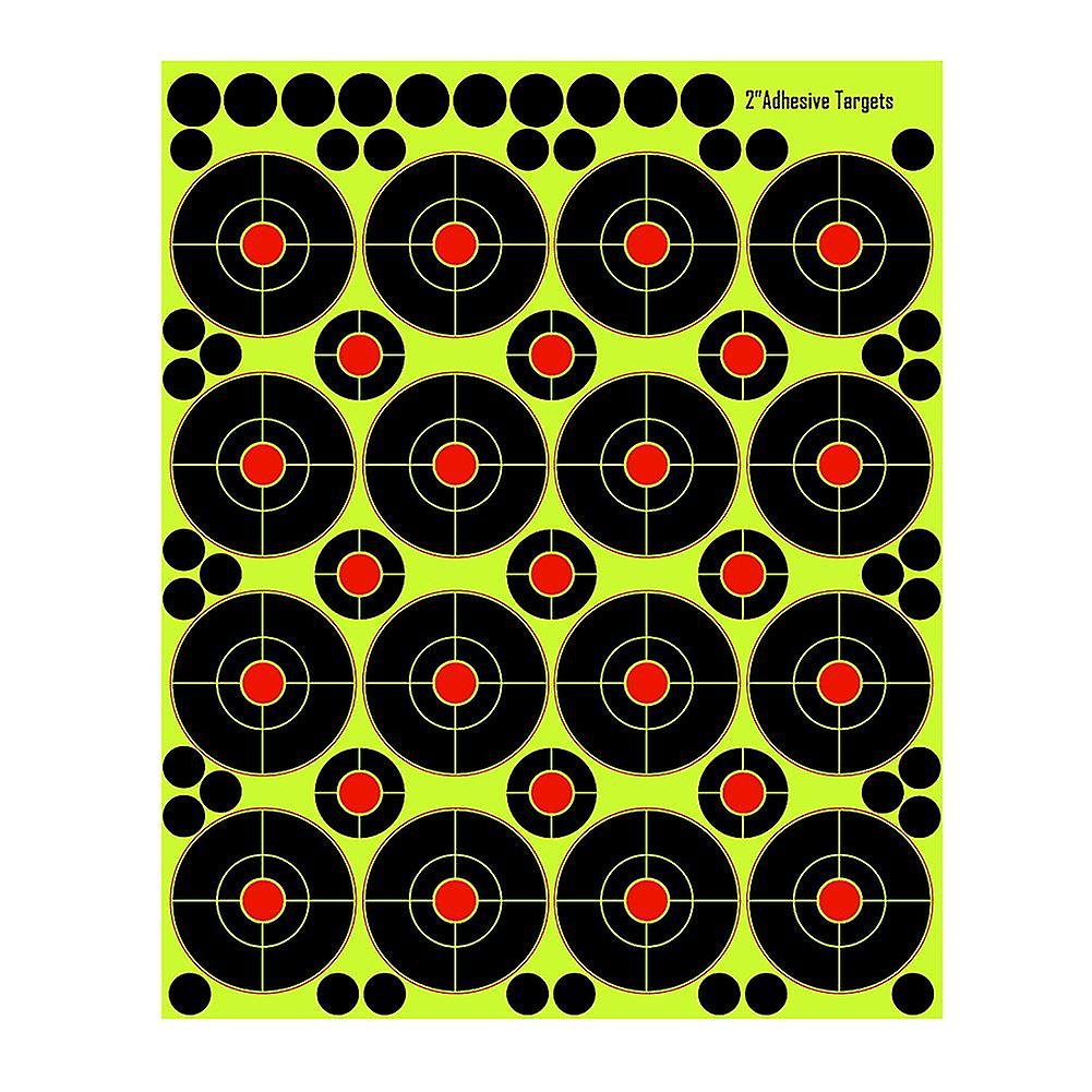 2-inch Splatter Changing Shooting Target Sticker,16 Targets on 1 Sheet ...