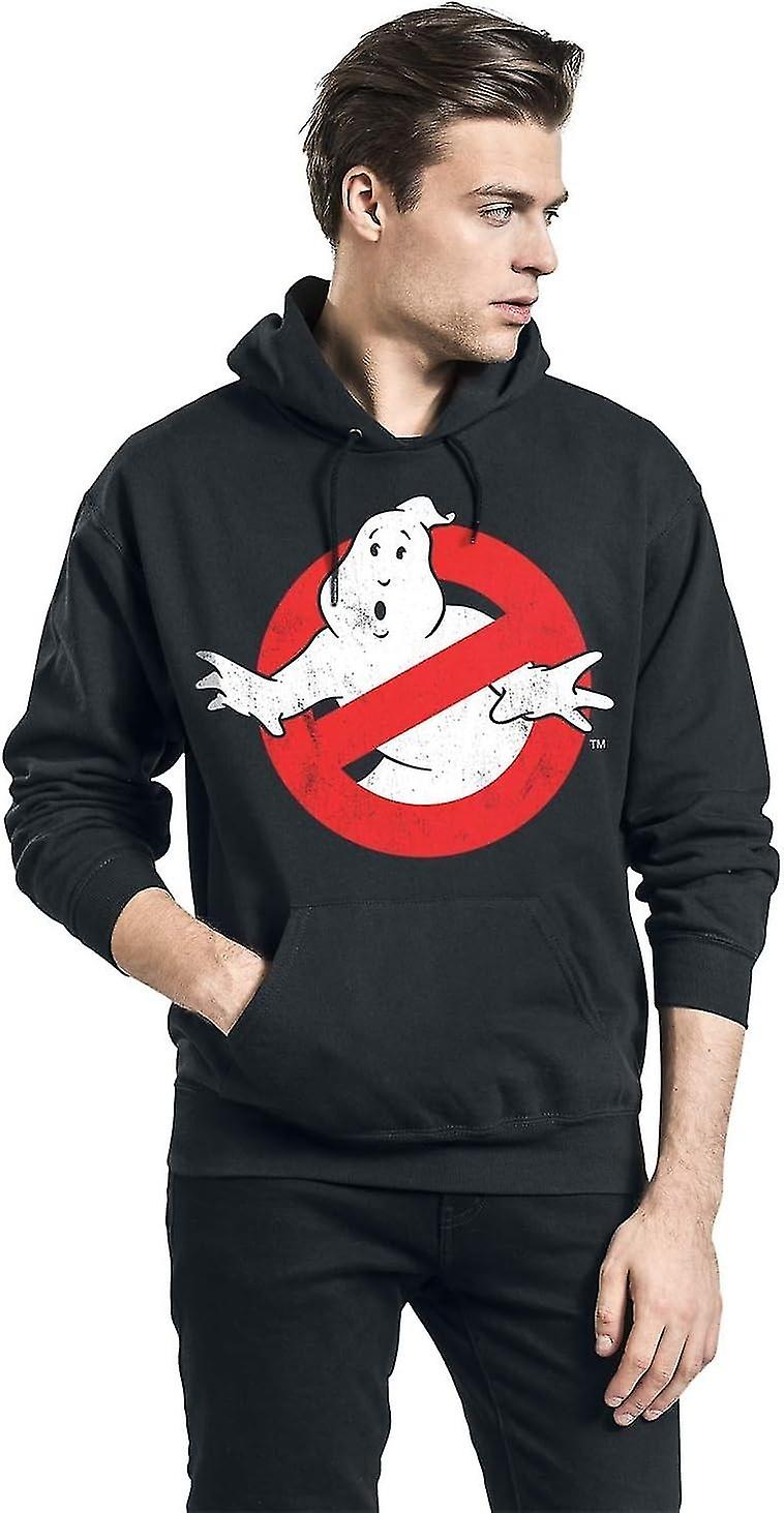 Ghostbusters Merchandise Distressed Logo Hoodie | Fruugo UK