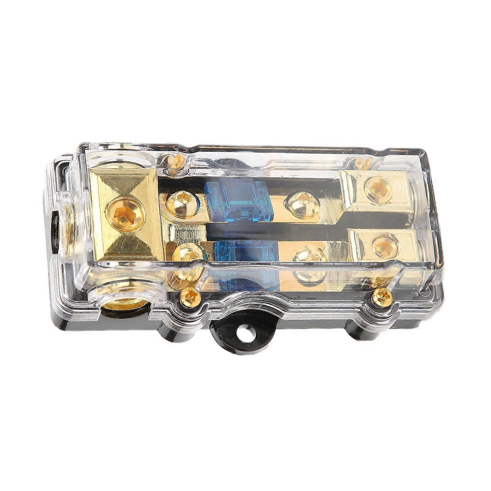 Power Distribution Block 60A Heat Resistant Car Audio Splitter Fuse ...