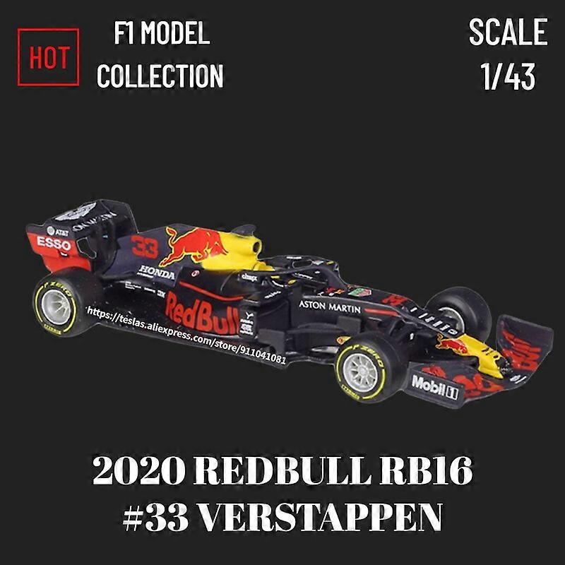 Red Bull Racing F1 Car Model 1:43 Miniature RB16b RB18 #1 Verstappen ...