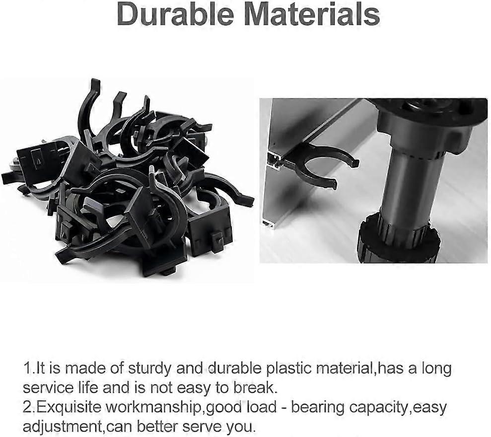 Kitchen Base Brackets Base Foot Clip, Pack of 16 Kitchen Base Clips ...