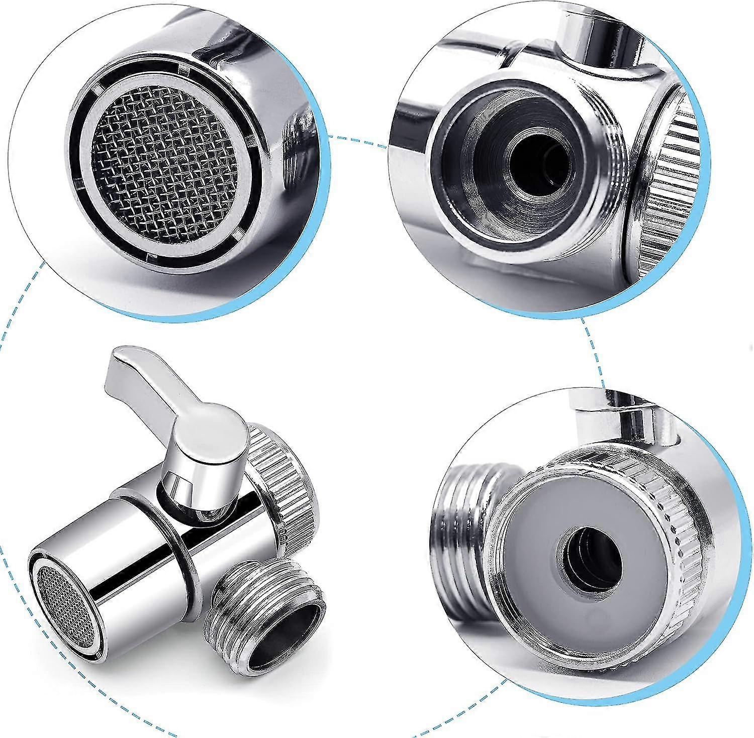 3 Way Diverter Valve, Copper Diverter Shower Adapter Diverter Shower ...