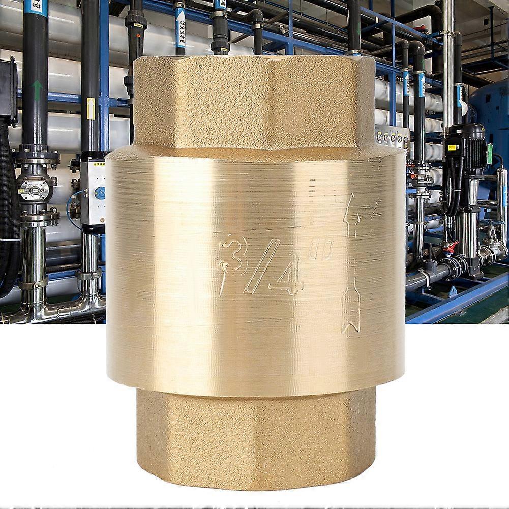 High Accuracy Brass Threaded One Way Non Return Check Valve For Water ...