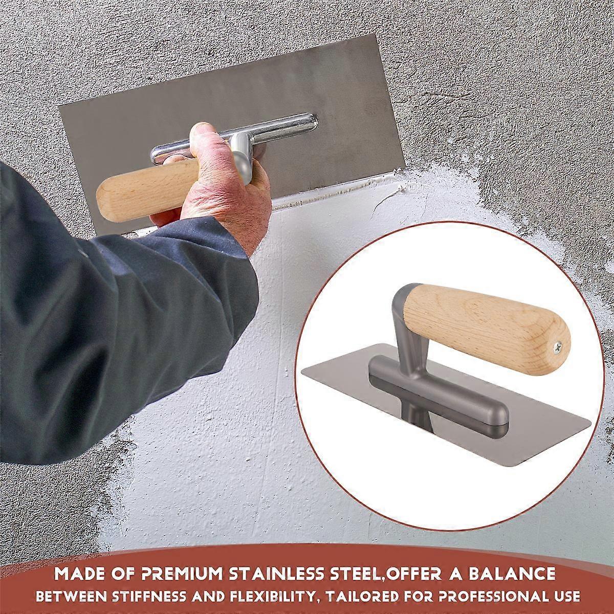 2 Pieces Stainless Steel Venetian Plaster Trowel, Paint & Plaster ...