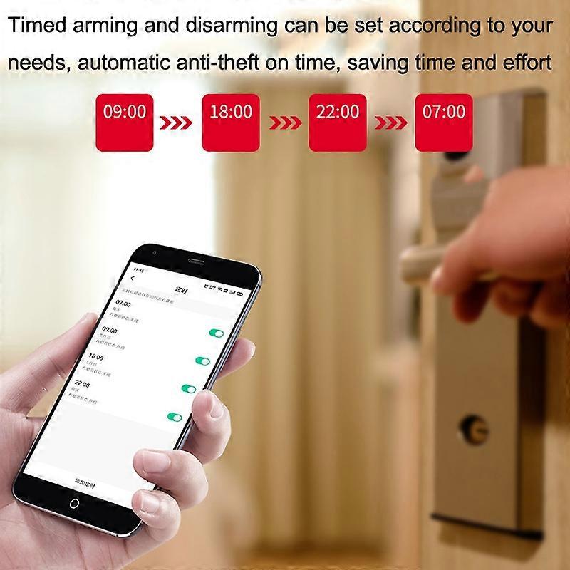 WiFi Sound And Light Door Magnetic Doors And Windows Alarm Sound And ...