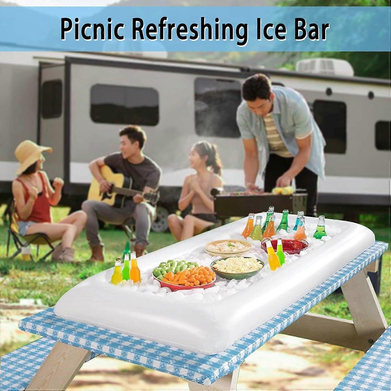 Floating Tray for Swimming Pool, 13565cmInflatable Floating Bar Tray ...