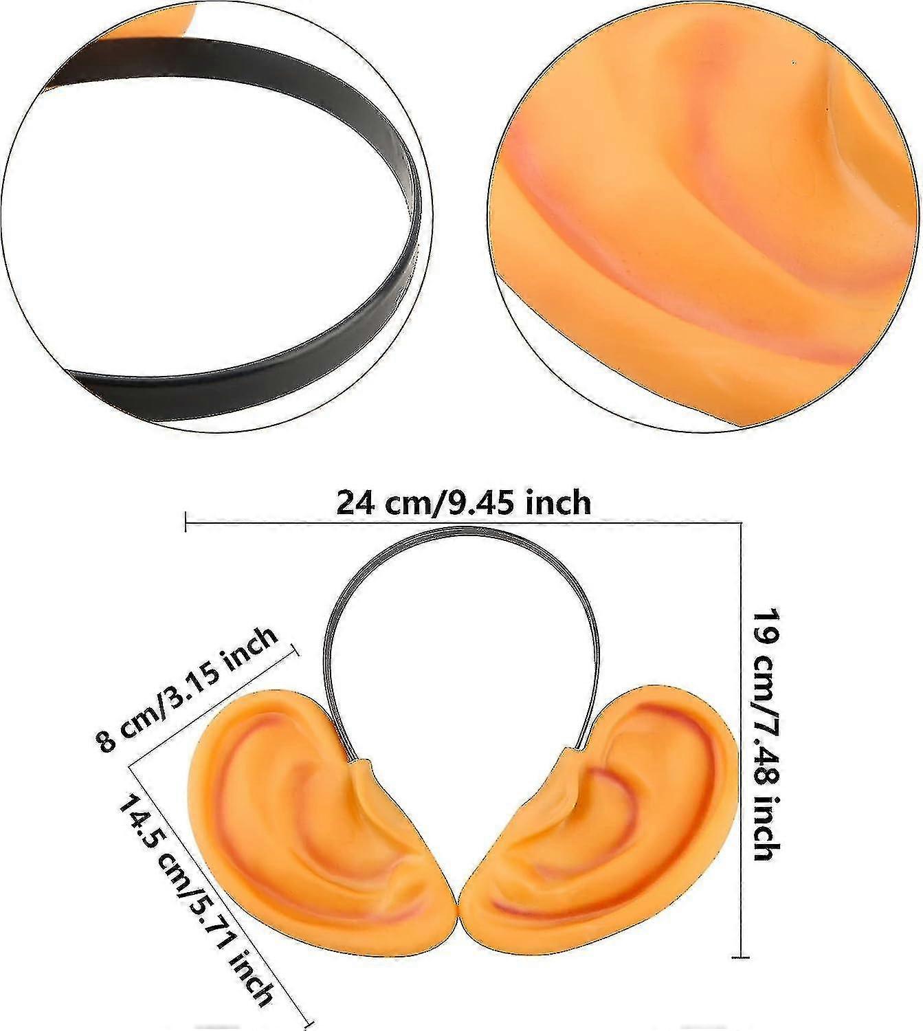 6 Pack Jumbo Ears Giant Costume Big Ear Headband Halloween Costume ...