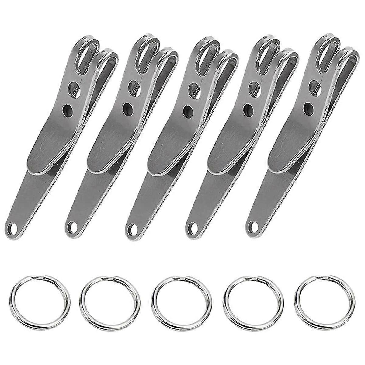 3X Multi- Clip Keychains Suspension Clip Tool with Carabiner Perfect ...