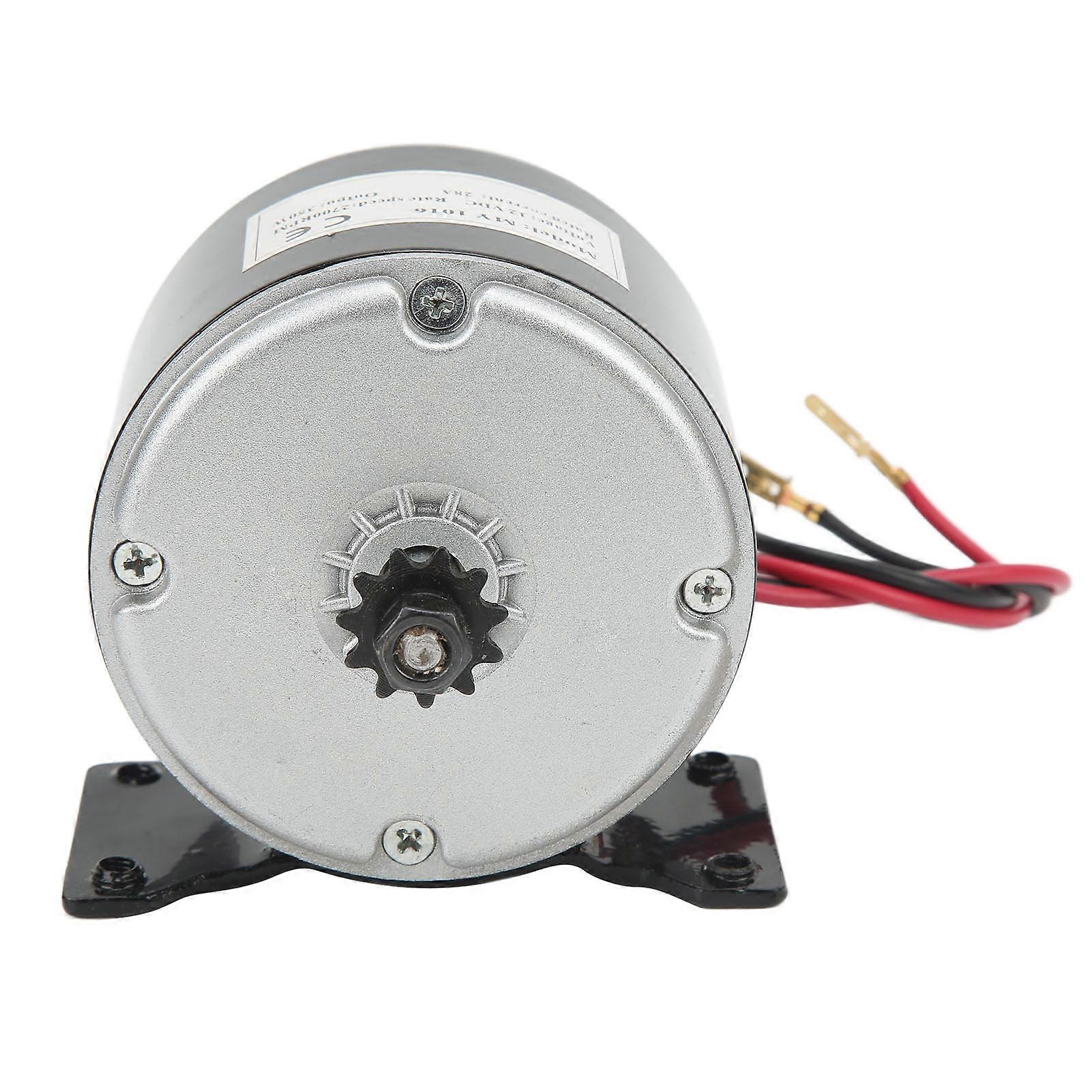High Speed Electric Motor 12V 350W 2700RPM 11 Teeth Sprocket Motor for ...