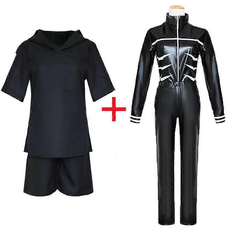 Anime Tokyo Ghoul Ken Kaneki Cosplay Costume Touka Kirishima PU Leather ...