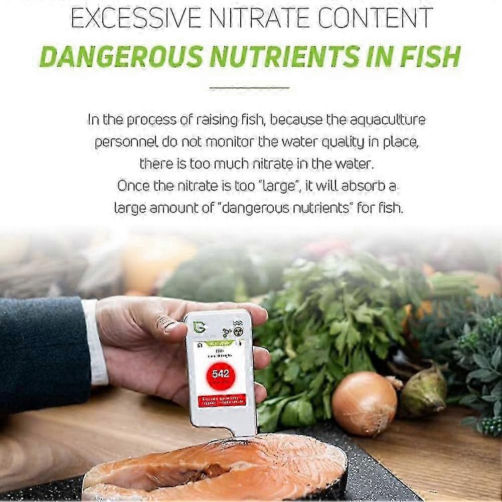 1 Nitrate Tester Food Safety Detector Portable Food Nitrate Tester ...