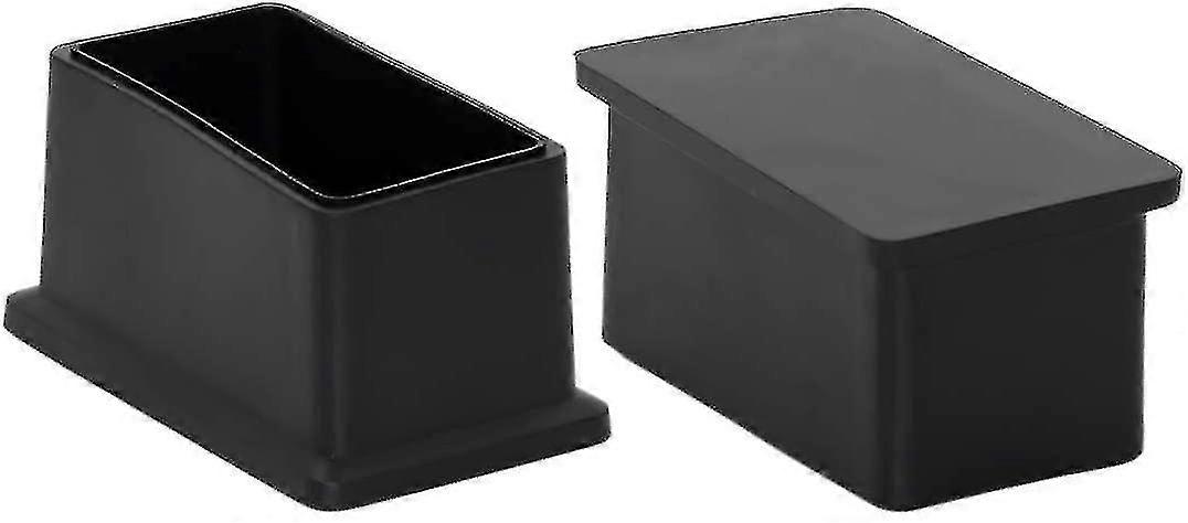 8 Pack Rectangular Chair Leg Caps Non-marking Pvc Floor Protector 25 X ...