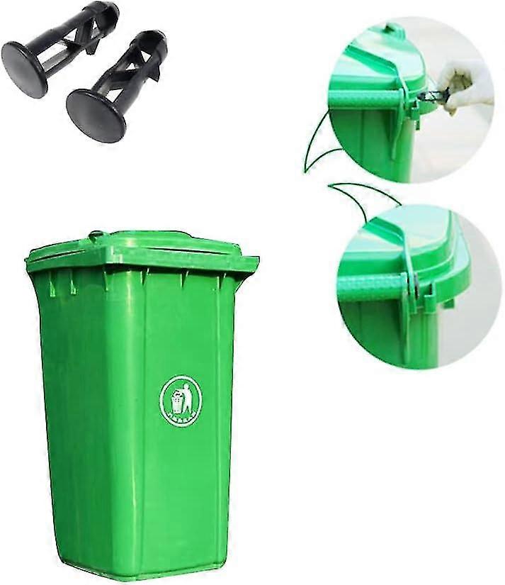 10 Pieces Wheelie Bin Lid Hinge Pins 65mm X 18mm Plastic Outdoor Bin ...