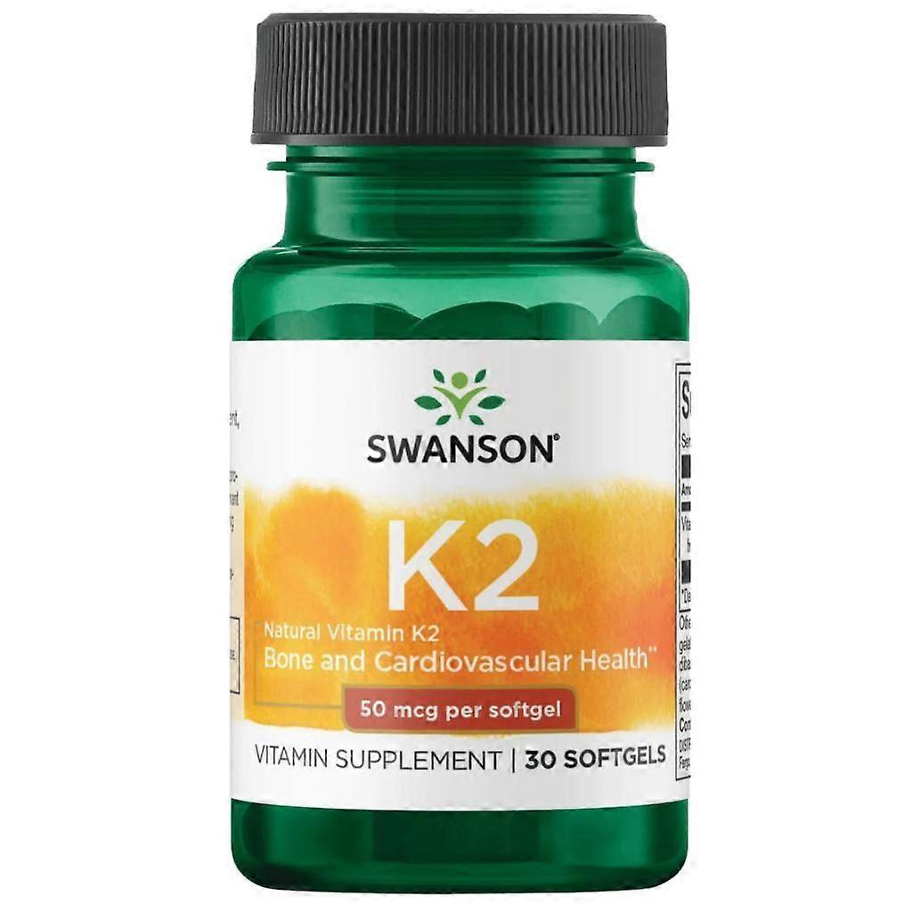 Swanson Vitamin K2 Natural 50mcg Softgels 30 | Fruugo AU