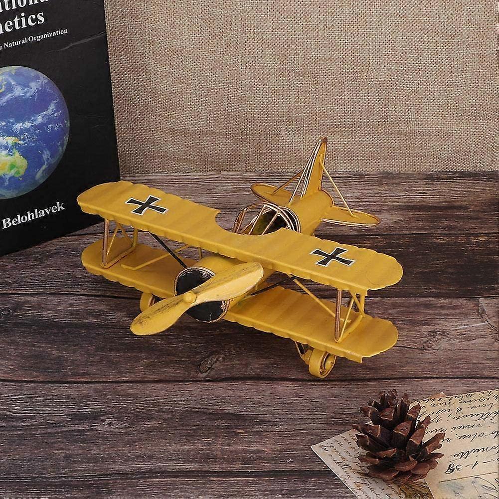 Vintage modle d'avion, Mini mtal Biplan modle d'avion de Jouets pour la ...
