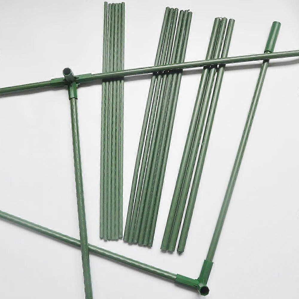 40cm length Plant Stakes Gardening Pillar Plastic Coated Steel Pipe For ...