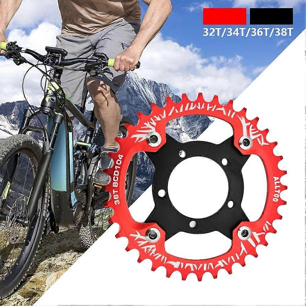 Electric Bicycle Chainring With Adapter Screws E-bike 32T 34T 36T 38T For Bafang BBS01 BBS02 Mid ...