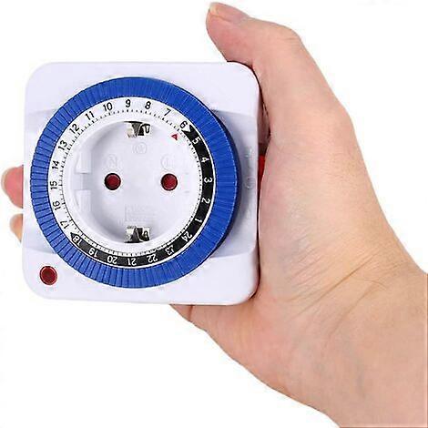Timer Socket, 24 Hour Mini Electric Socket Timer, Indoor Timer Socket ...