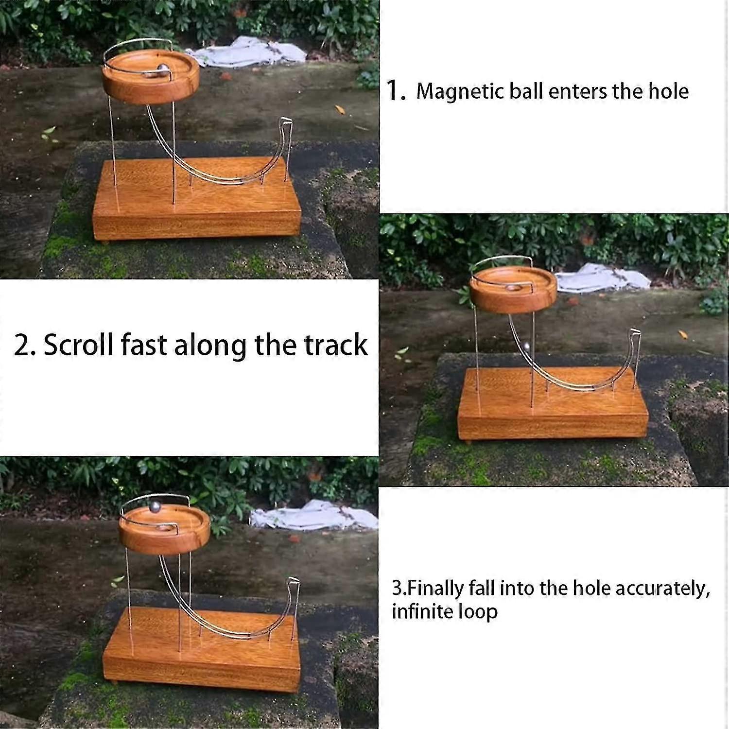 Kinetic Art Perpetual Motion Machine Rolling Ball Perpetual Marble ...