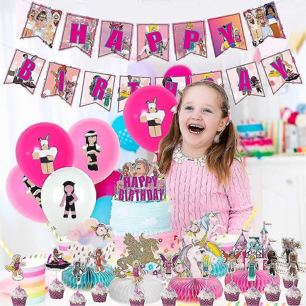 Roblox Balloon Birthday Decorations Roblox Theme Birthday Party Decor ...