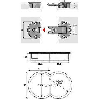 90 Degree 3d Hinge For Flap And Lid Folding Door Hinges Tab Hinge Set ...