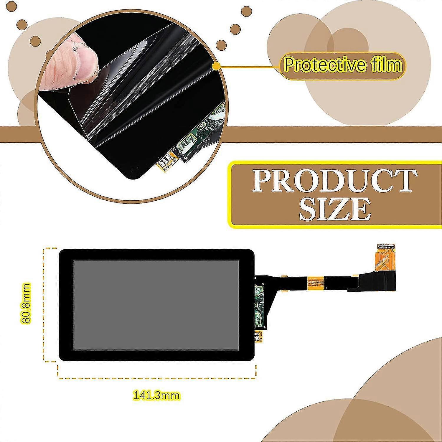 5.5 Inch 2k Hd Lcd Screen 2560x1440, For Creality Ld002r /3d Printer ...
