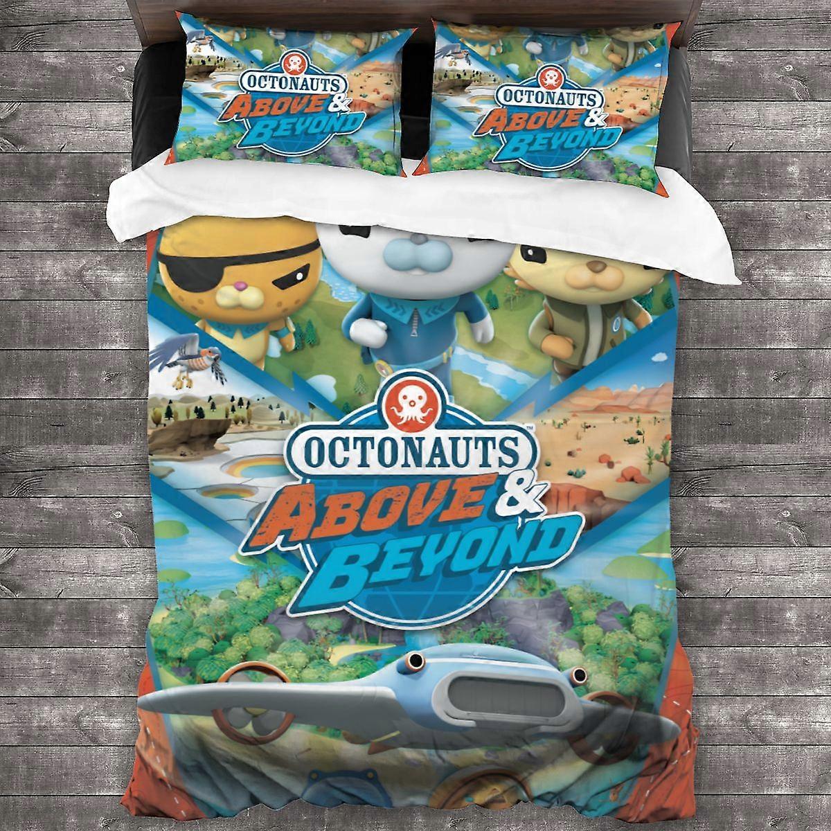a4377 Bed Sheets Octonauts Bedding Set Bed Set Aldult Kid Bedroom ...