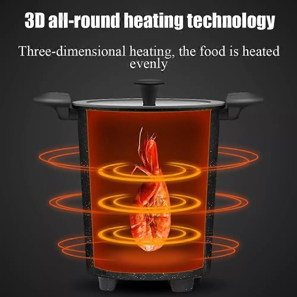 Rotation Stir Fry Machine Automatic Pan Rotating Cooker for Gas BBQ ...