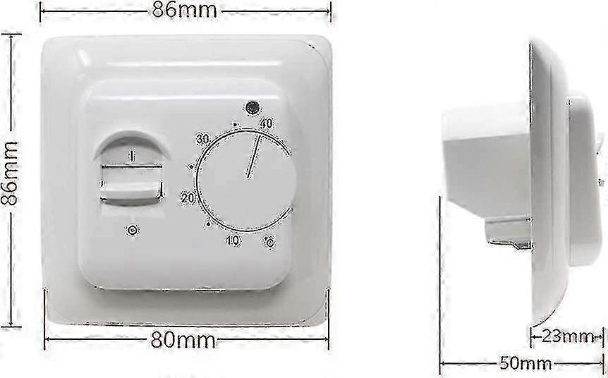 Manual Underfloor Heating Thermostats 220v 16a, Electric Underfloor ...
