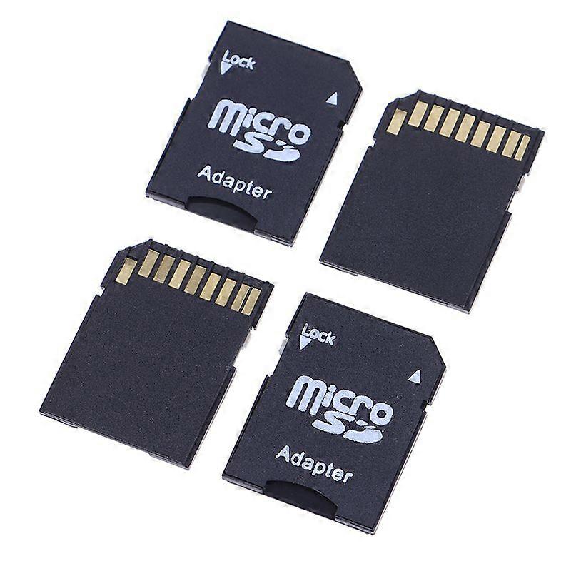 10Pcs Microsd Mini TF Card Reader Micro SD to SD Memory Card Adapter ...