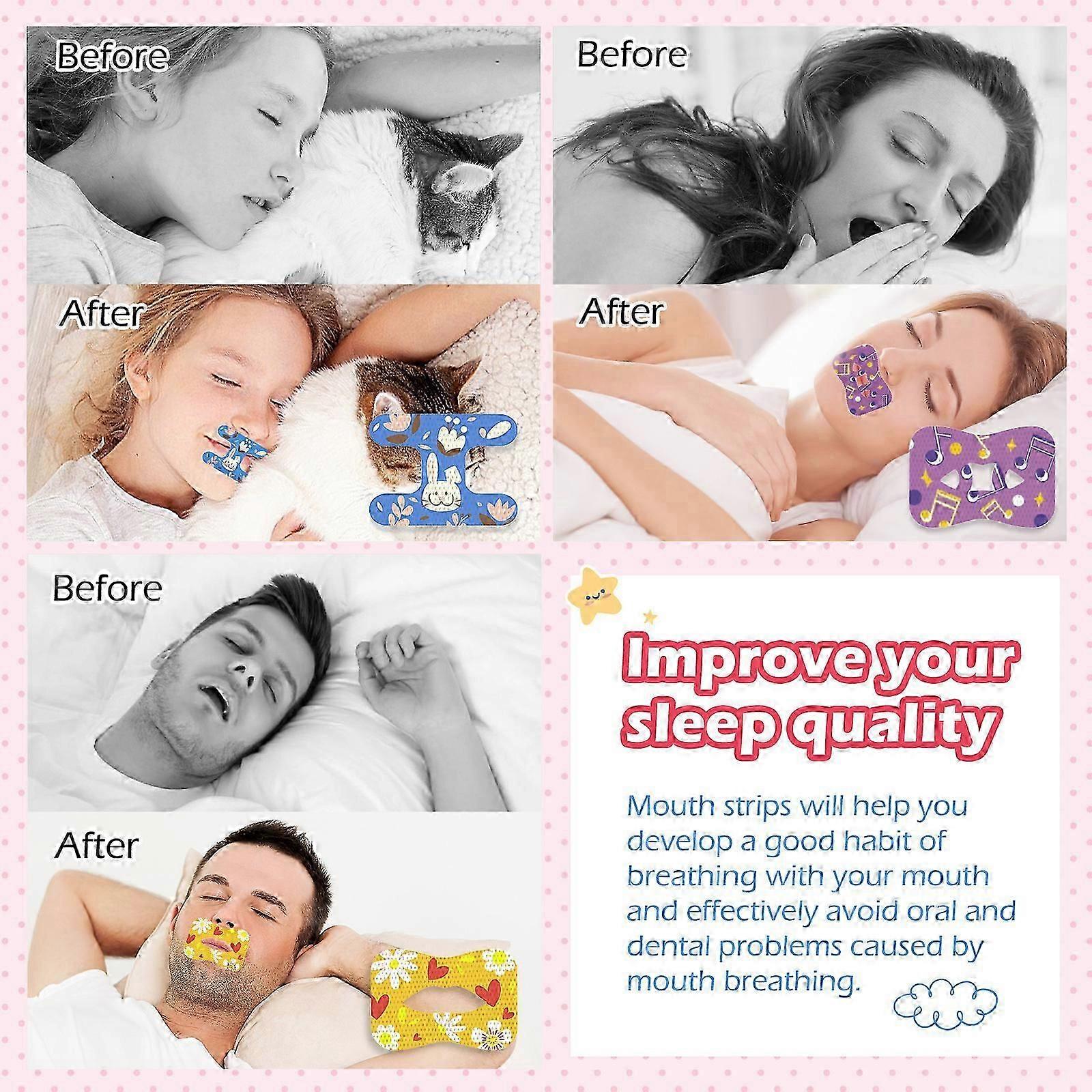 Mouth Tape for Better Sleep, Advanced Anti-Snoring Strips for Improved ...