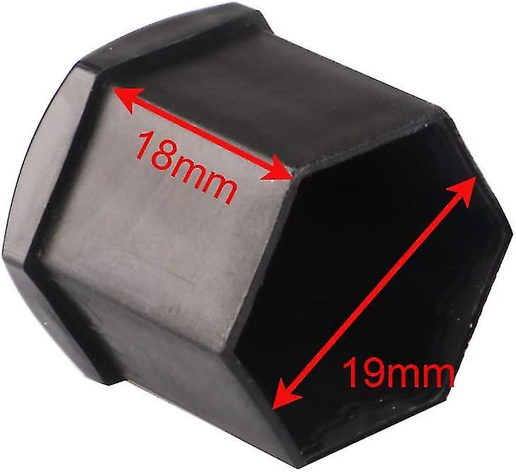 20 Pcs 19mm Wheel Nut Cap,wheel Bolt Nut Caps Covers,hexagonal Tire Nut ...