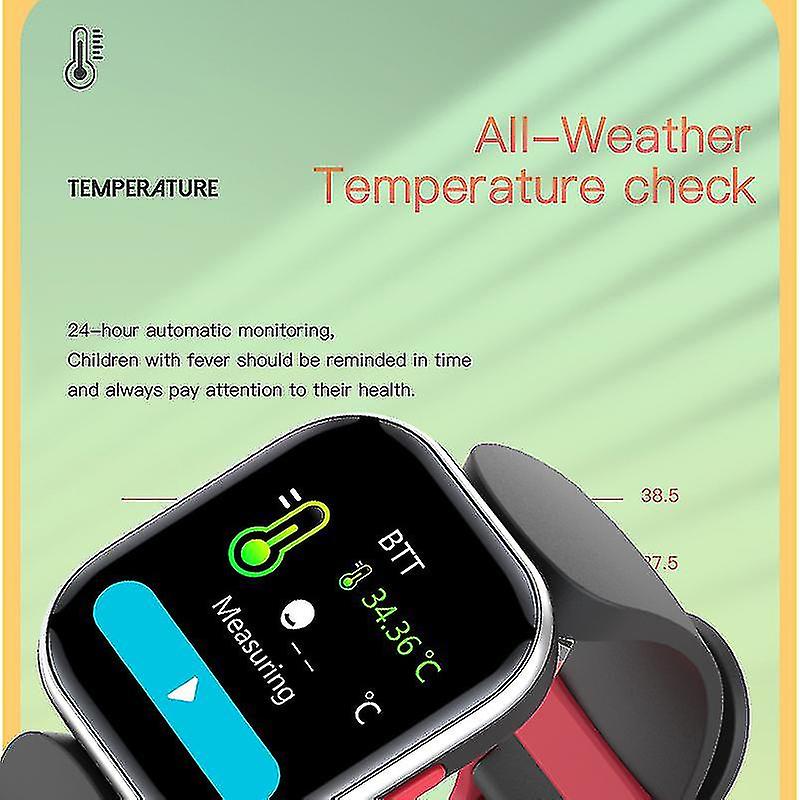 Children's Smart Watch Heart Rate Temperature Monitoring Tracker ...