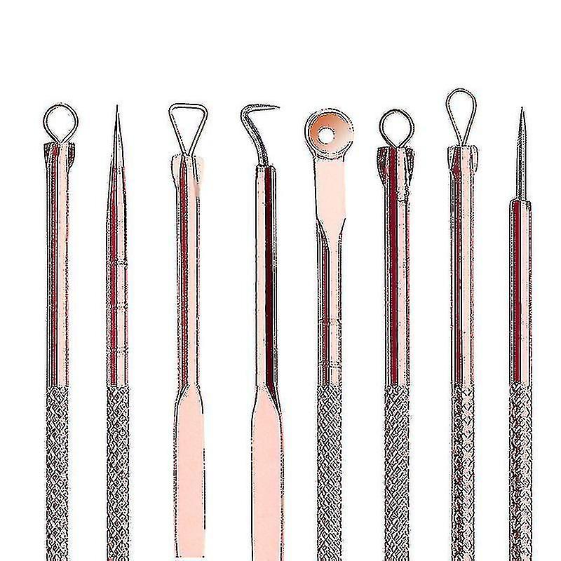 Stainless Comedone Extractor Black Dot Pimple Blackhead Remover Spoon ...