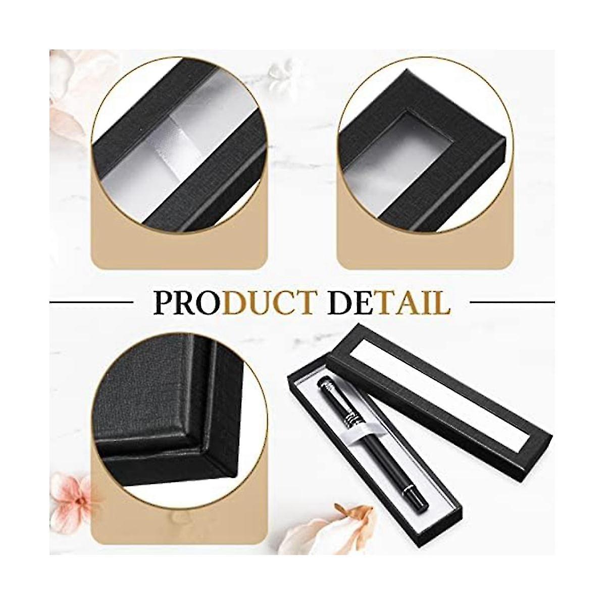 24 Pcs Pen Gift Box Empty Pen Cases With Clear Lid Pen Display For ...