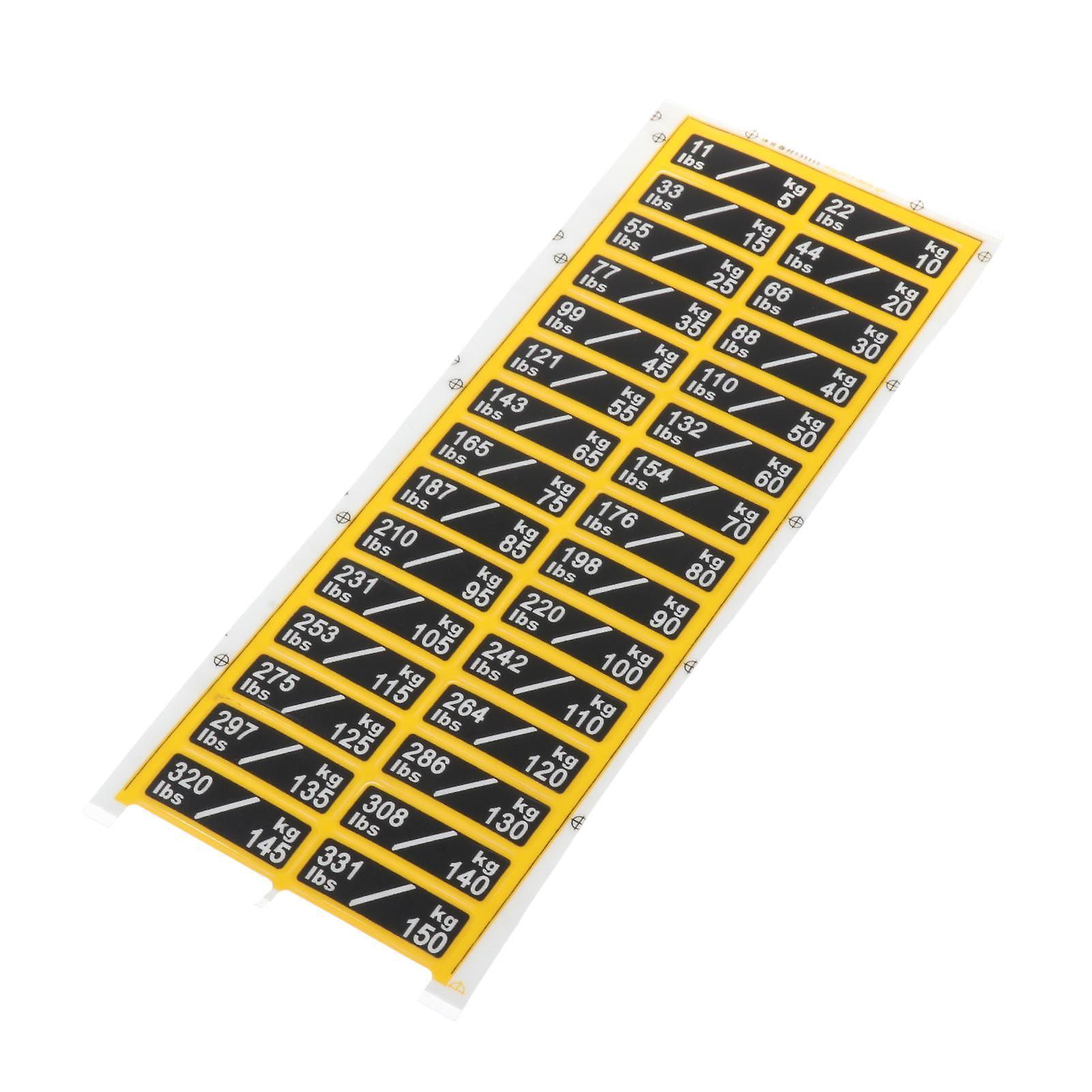 Weight Stickers Weight Stack Labels Self Sticky Black Background Weight ...