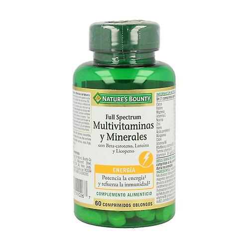 Full Spectrum Multivitamins and Minerals 60 tablets | Fruugo US