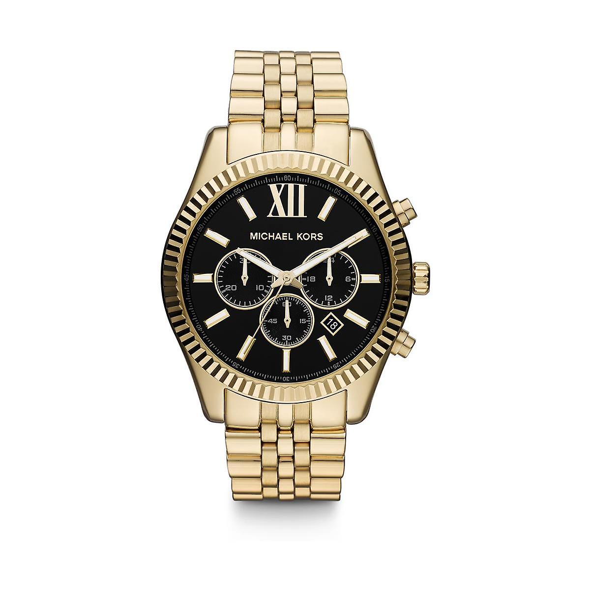 Michael Kors MK8286 Men's Lexington Chronograph Watch | Fruugo UK