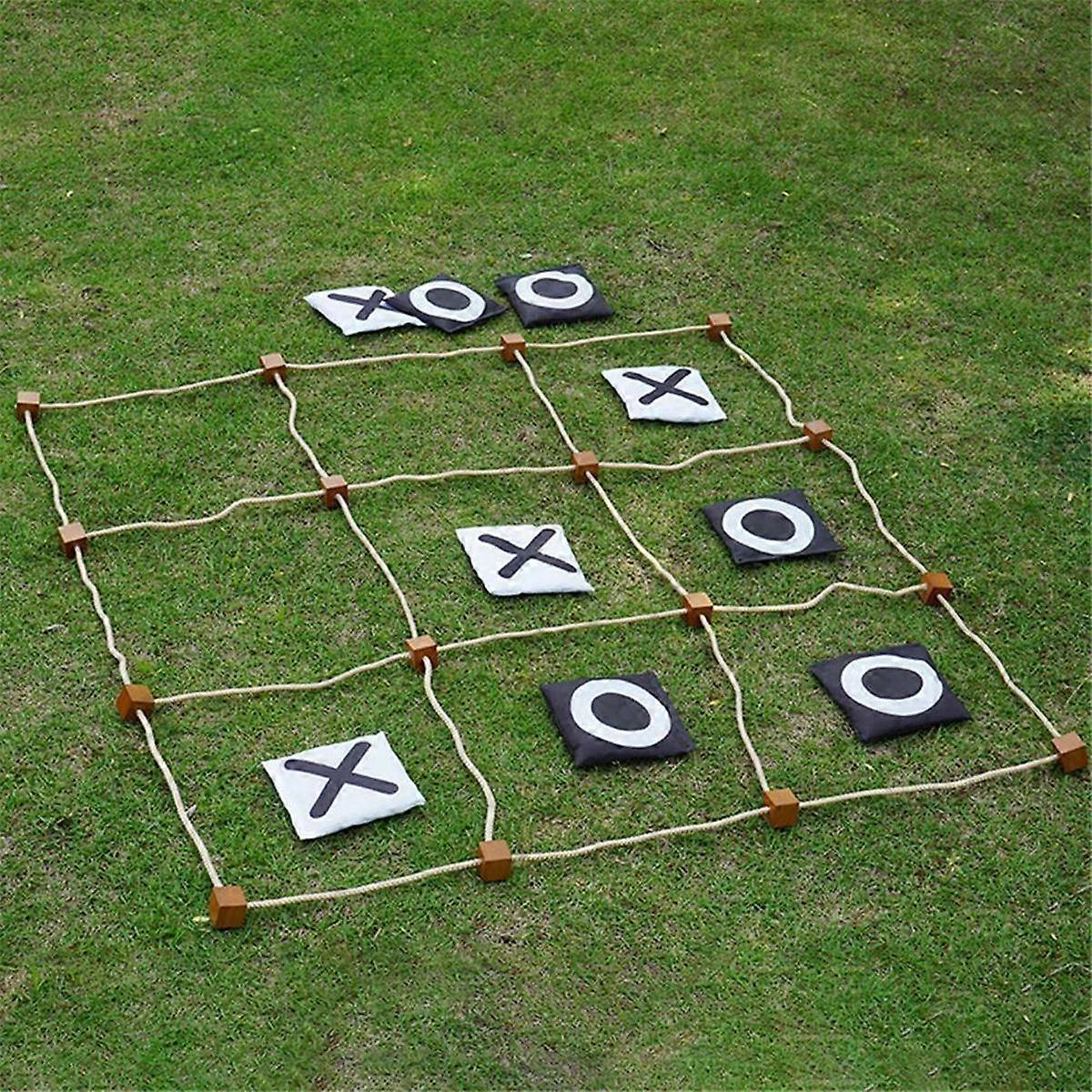Giant Tic -Tac -Toe Outdoor Game Instant Setup, No Assembly Bean-Bag ...