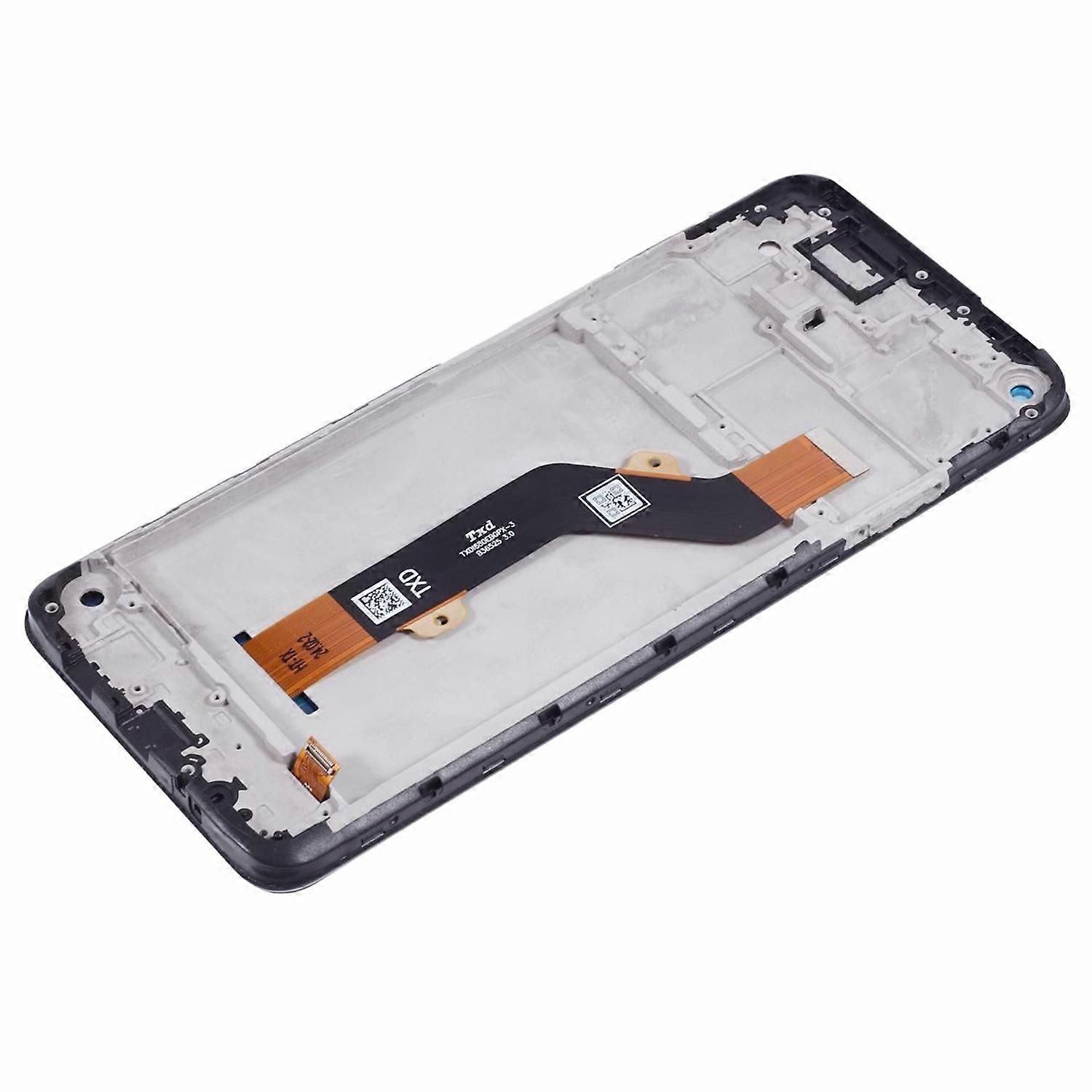 For TECNO Spark 6 KE7 Grade C LCD Screen and Digitizer Assembly + Frame Replacement Part ...