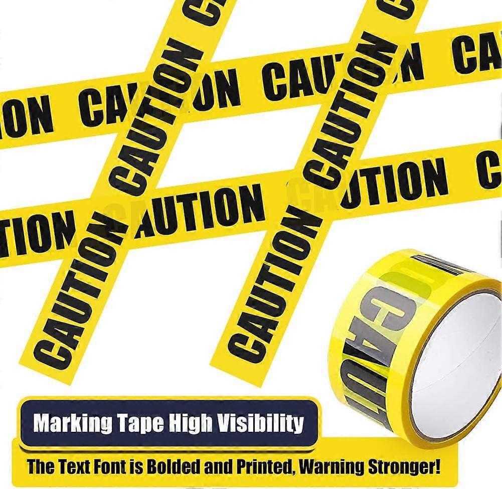 (4.8cm x 25m)Warning Tape, Warning Tape Floor Marking Tape, Yellow and ...