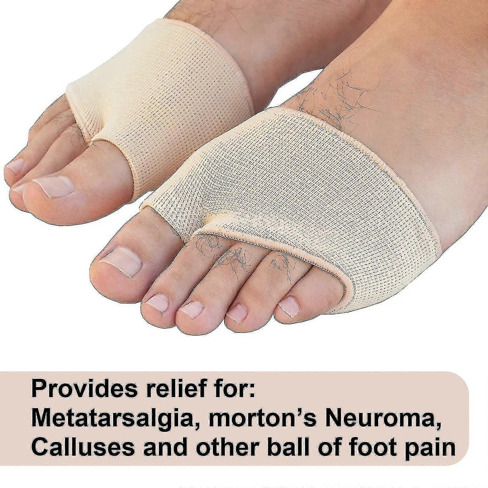 Metatarsal Gel Protector Cushion Pads - Relieve Ball Of Foot Pain ...