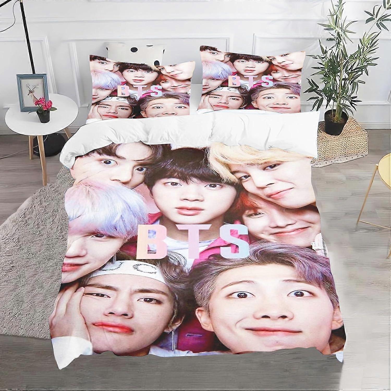 BTS Bangtan Boys Bedding Set, for Teenagers, BTS Bangtan Boys, 3D Print ...